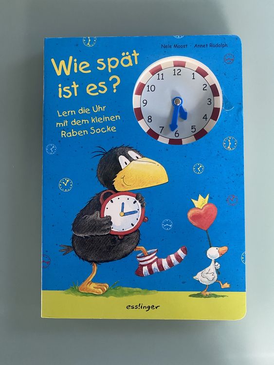 Pappbilderbuch * Wie spät ist es? Vom Raben Socke (Gebraucht) in Wangen ...