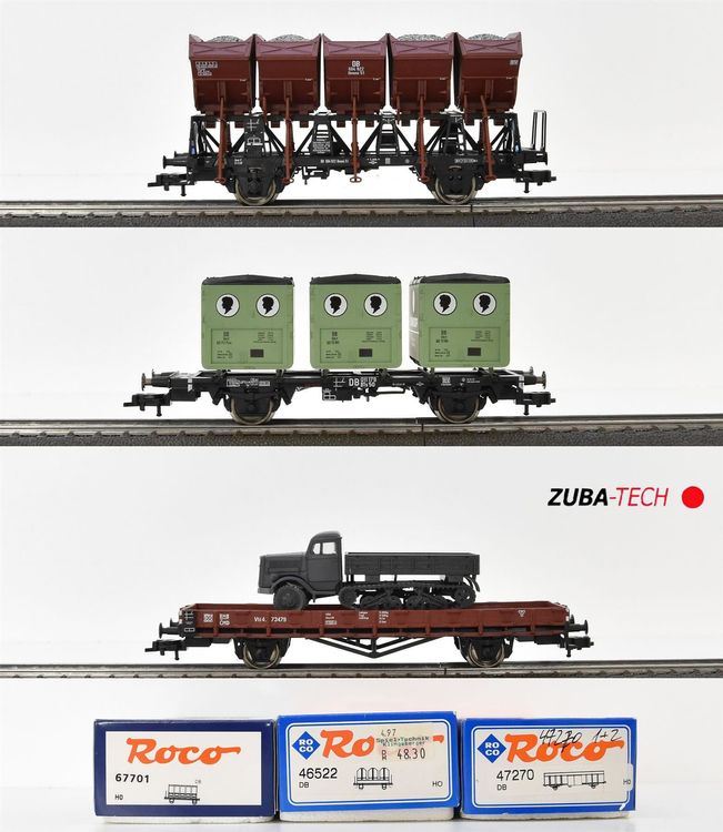 Roco 3x Güterwagen DB/CMD H0 GS (Gebraucht) in St. Gallen für CHF 33.5 ...