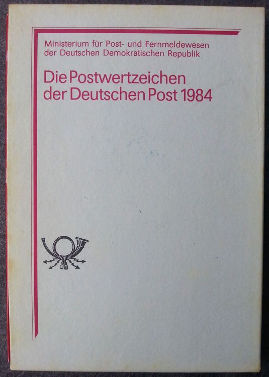Briefmarken DDR 1984 Jahrbuch Postwertzeichen der DDR (Gebraucht) in Oberriet SG für CHF 10 ...