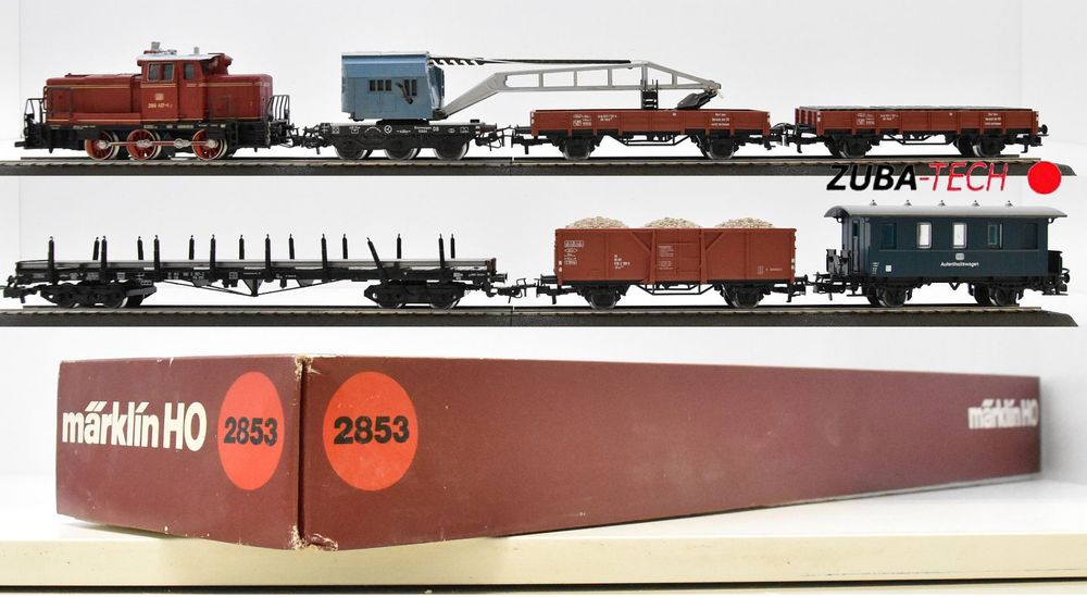 Märklin 2853 Gleisbauzug 7-tlg DB H0 WS Analog mit OVP | Kaufen auf Ricardo
