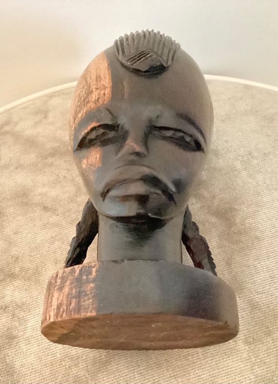Kopf aus afrikanischem Ebenholz | Kaufen auf Ricardo