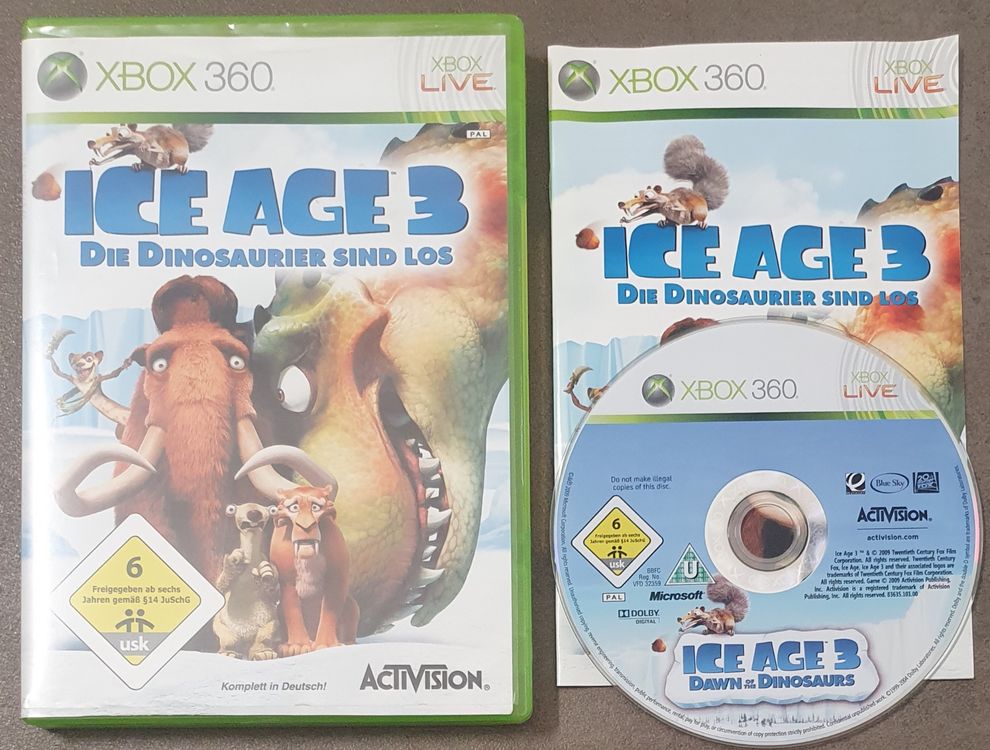 XBOX 360 ICE AGE - Die Dinosaurier sind los (Gebraucht) in Birsfelden ...