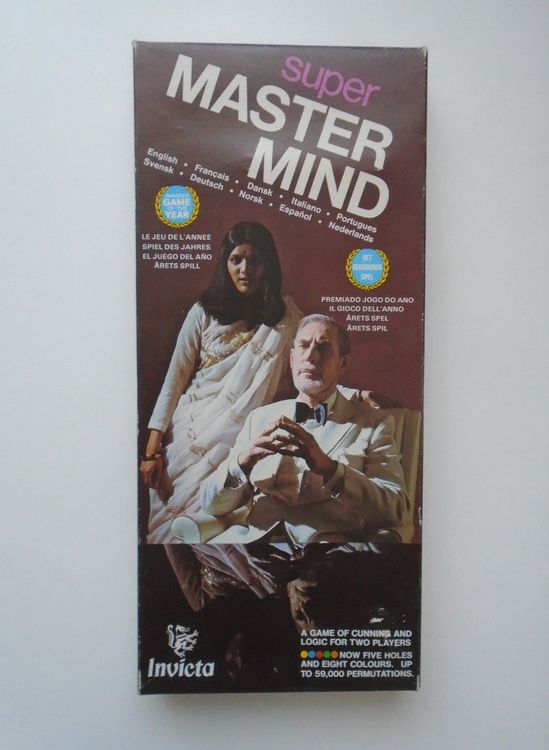 SUPER Mastermind Invicta * Master Mind mit 8 Farben * 1975 (Gebraucht) in Pfeffingen für CHF 37 ...