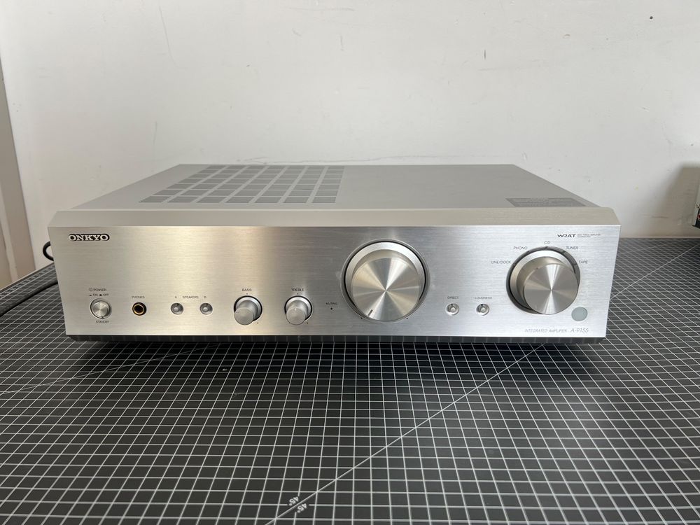 Onkyo A-9155 Vollverstärker silber 160W Top Zustand (Gebraucht) in St. Gallen für CHF 90 – mit ...
