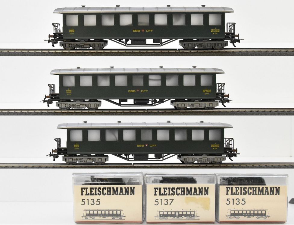 Fleischmann 3x Platformwagen SBB H0 GS OVP (Gebraucht) in St. Gallen für CHF 35 – mit Lieferung ...