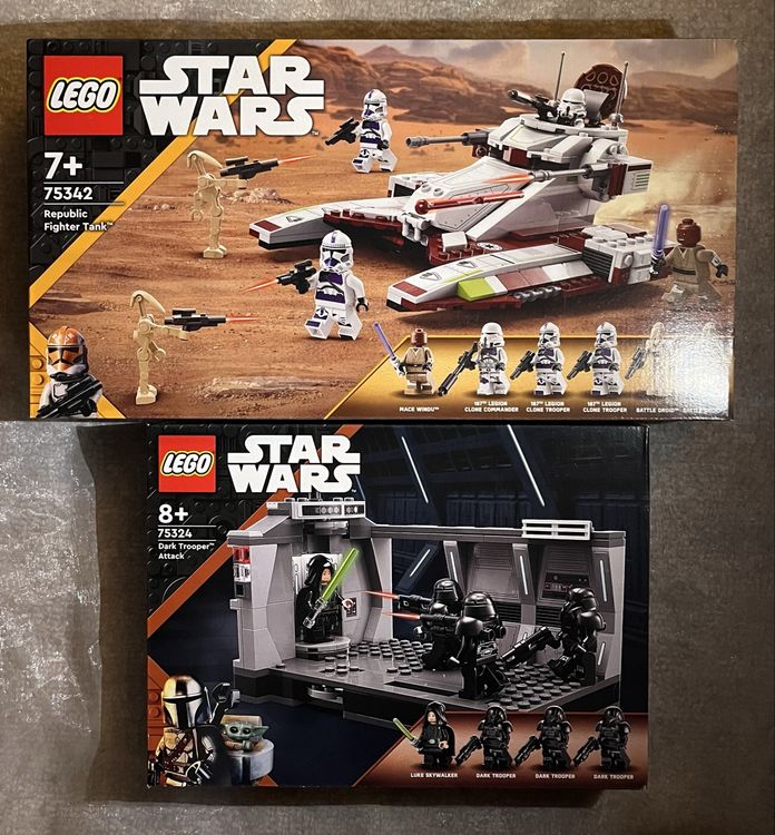 Lego Star Wars 75342 + Lego Star Wars 75324 - NEU & OVP %Top | Kaufen auf Ricardo