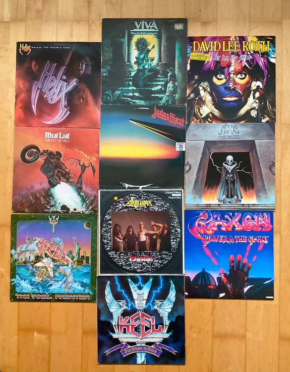 Paket mit 20 Hard Rock/Heavy Metal Schallplatten | Kaufen auf Ricardo