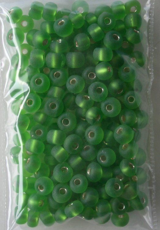 Rocailleperlen Hellgrün matt 4,5 mm | Kaufen auf Ricardo