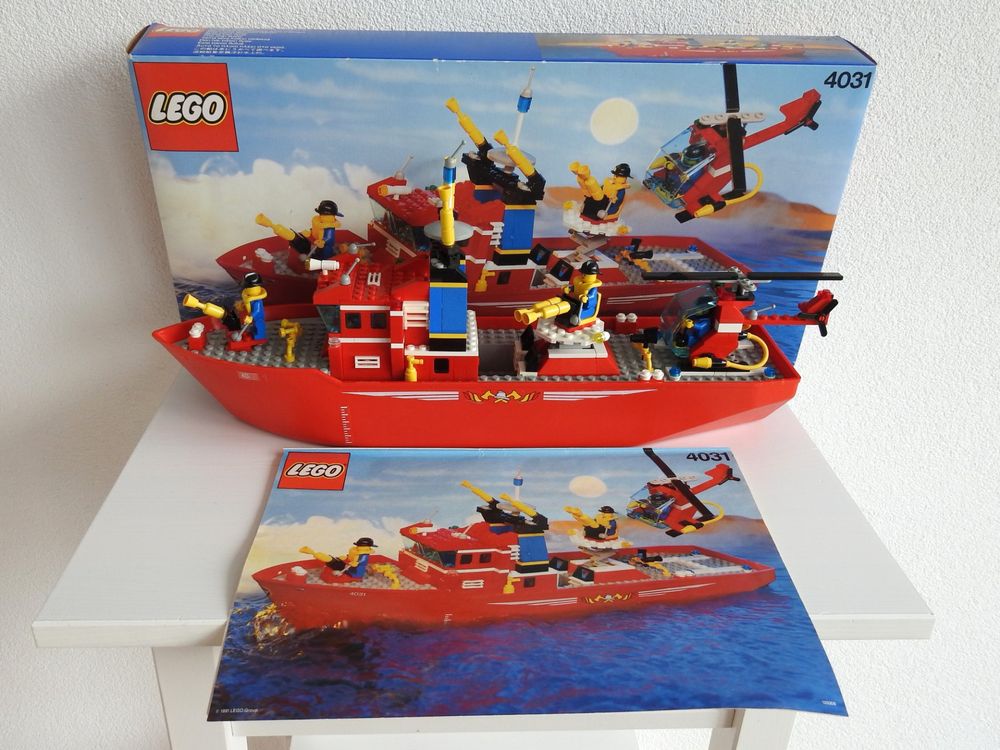 Lego 4031 Firefighter, Boats, mit Bauanleitung und OVP (D'occasion) à ...