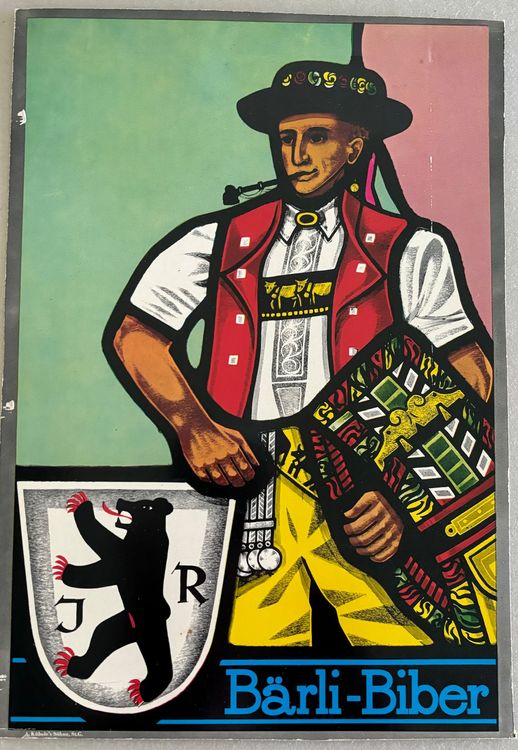 Plakat (Karton), Bärli Biber Appenzell, Werbung, Reklame | Kaufen auf ...