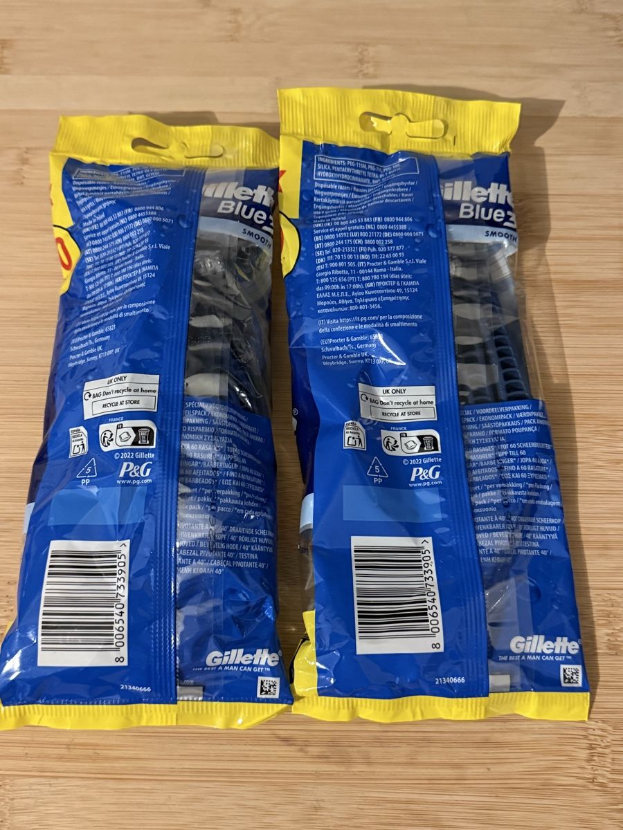 Gillette Blue3 Smooth Rasierer, 2x 6er Pack - Neu! (Neu und ...