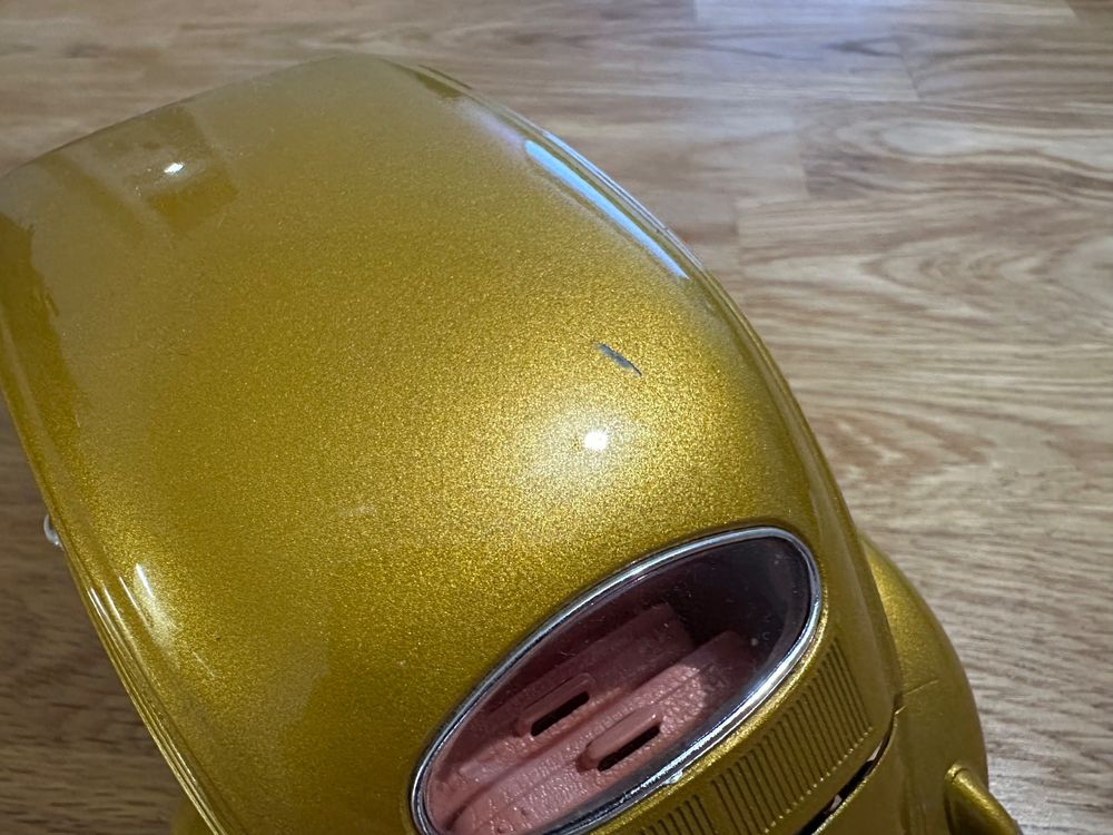 VW Käfer Gold Burago 1/8 Metall | 1‘000‘000 Spezial Edition (Gebraucht ...