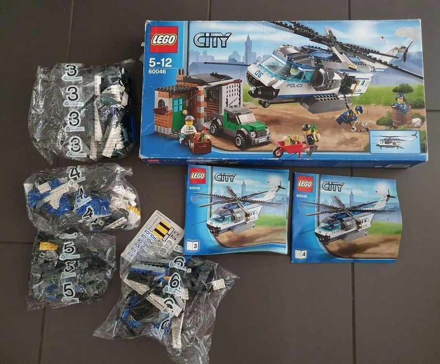 Lego City Helikopter Polizei 60046 - Nur Helikopter Teil (Gebraucht) in ...