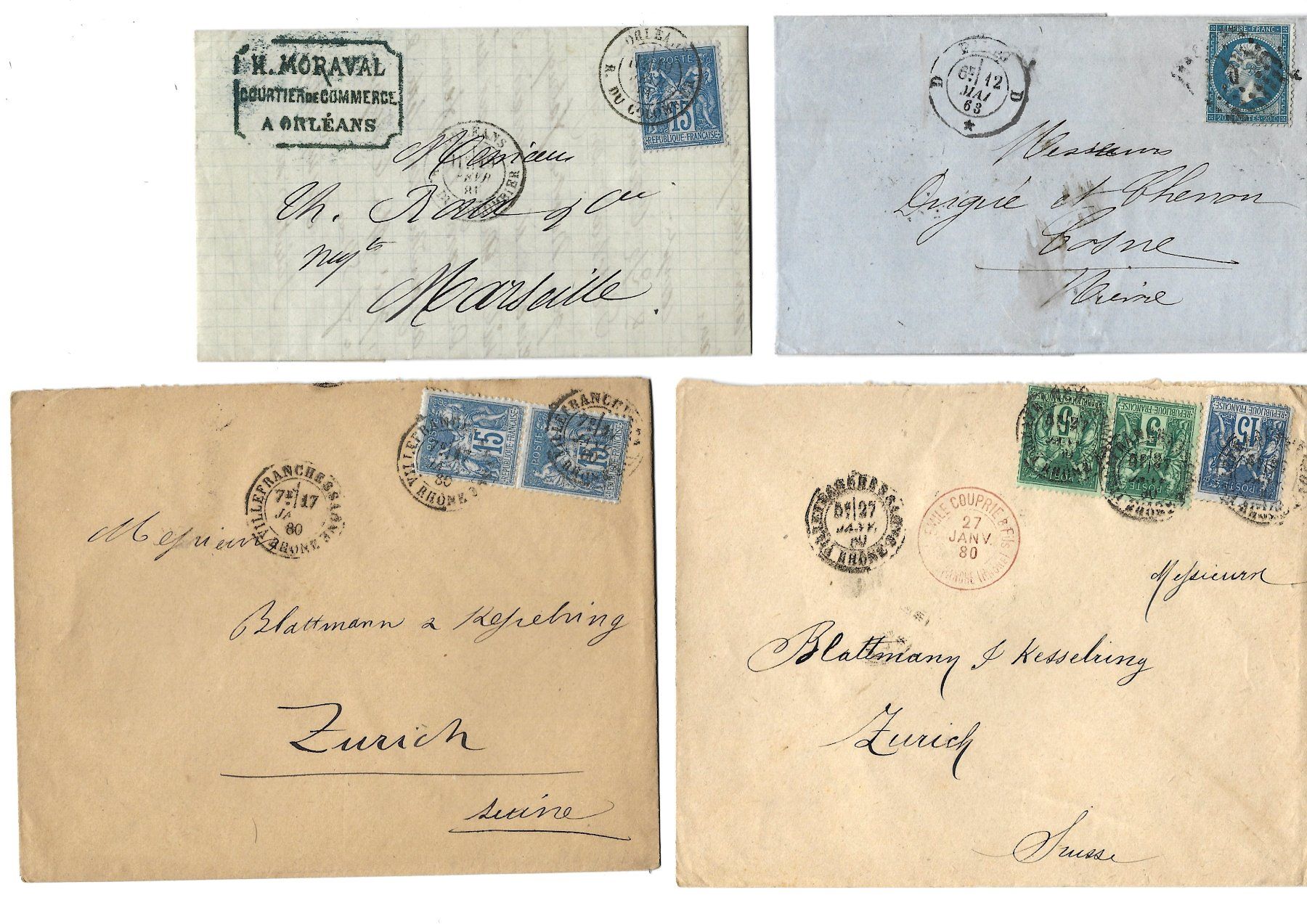Tolles Franzosen Album mit über 200 dekorativen Briefen (Gebraucht) in ...