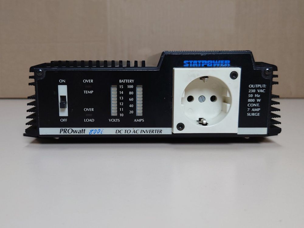 Wechselrichter StatPower ProWatt 800W 12V DC bis 230V AC | Comprare su Ricardo