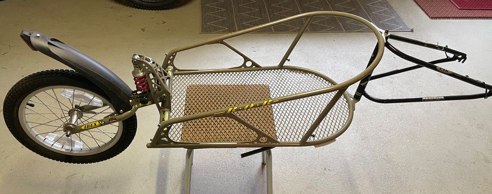 Bob Yak Einrad-Fahrradanhänger gefedert | Acheter sur Ricardo