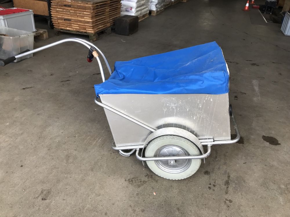 Veloanhänger Mofasnhänger aus Aluminium mit Verdeck | Kaufen auf Ricardo