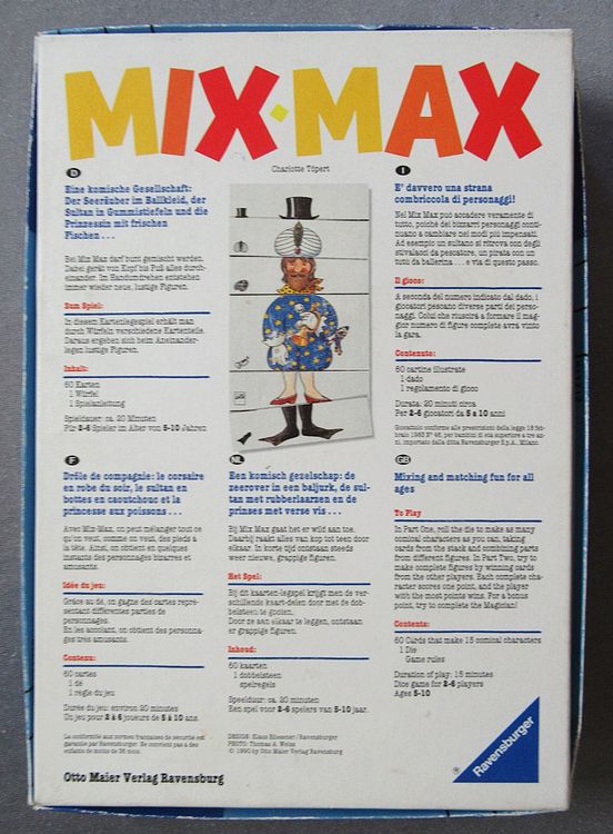 Mix Max - Würfelspiel / Legespiel - aus den 90er Jahren (Gebraucht) in ...