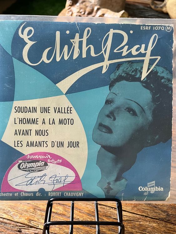 Ancien 45 tour collector avec autographe de Edith Piaf | Acheter sur ...