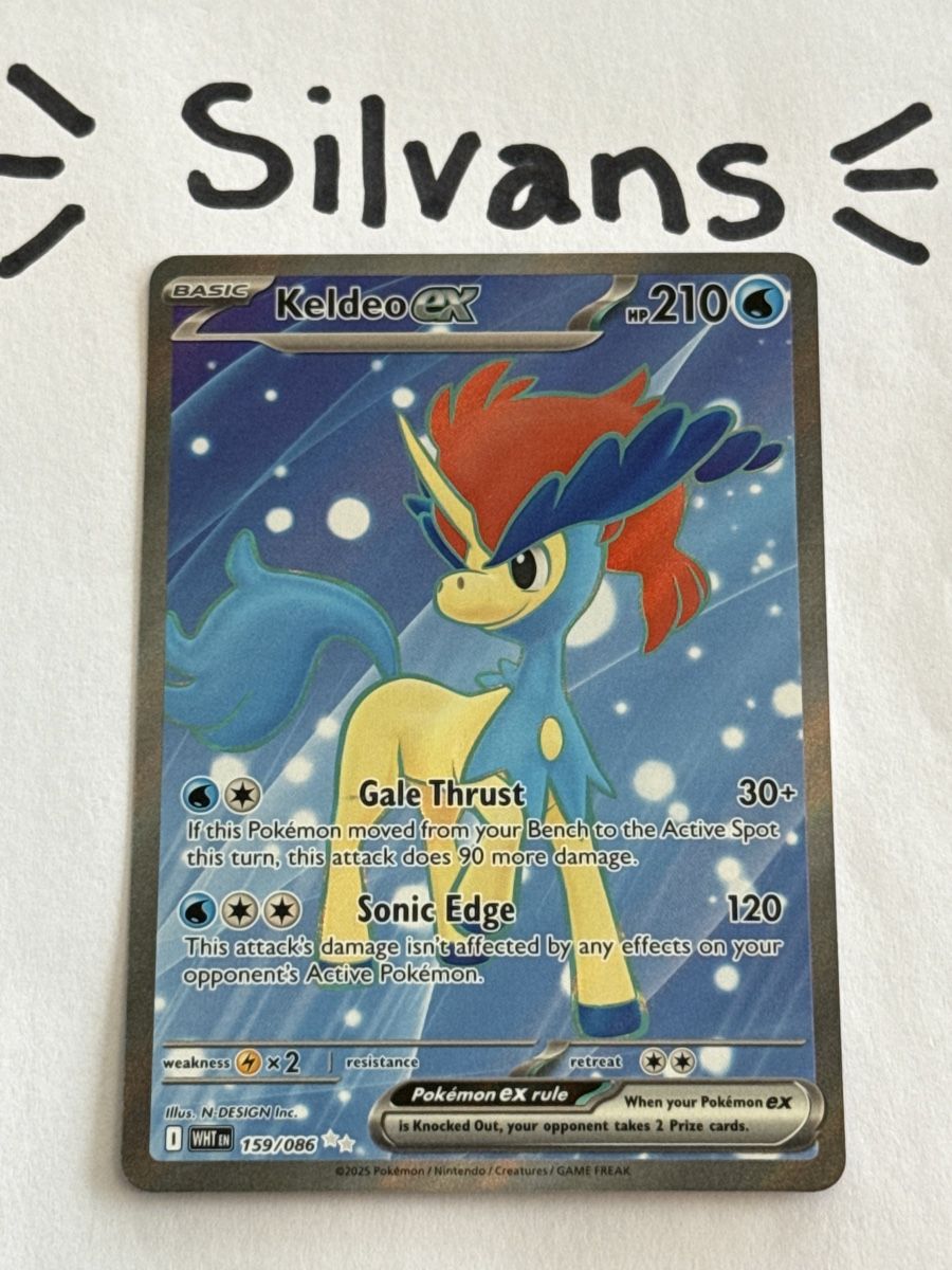 Keldeo ex Full Art WHT159 White Flare Englisch (Neu (gemäss ...