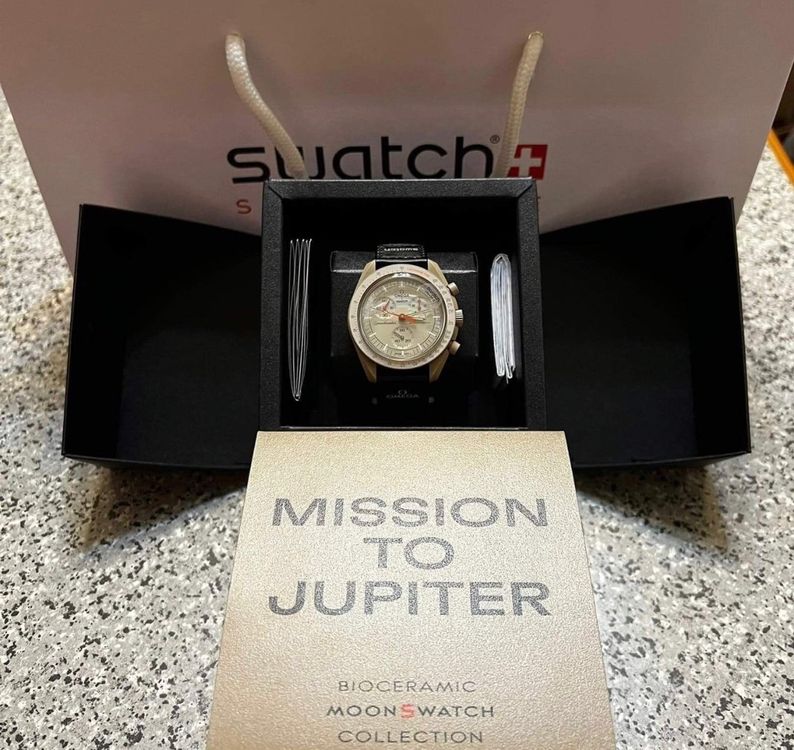 Omega x Swatch Moonswatch Mission to Jupiter (Neu und originalverpackt ...