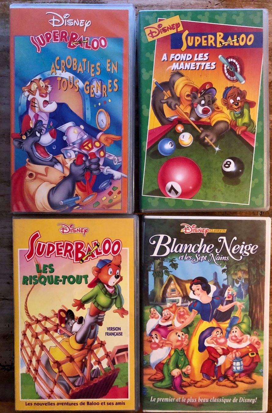 4 cassettes vidéo VHS - Disney (D'occasion) à Haute-Nendaz pour CHF 5 ...