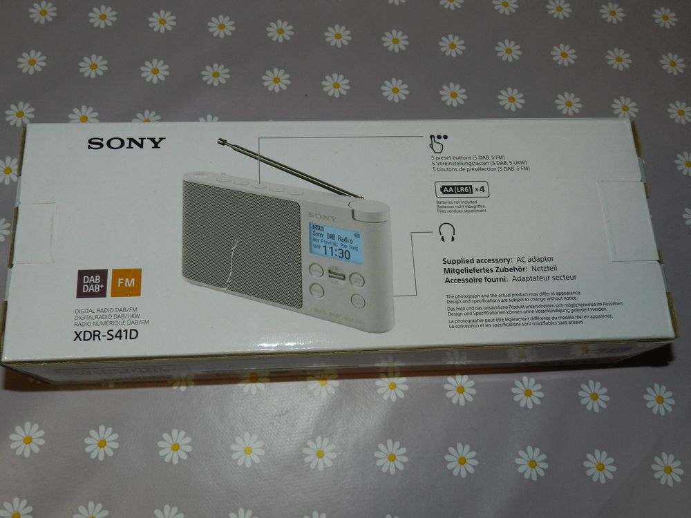 SONY XDR-S41D Digital Radio DAB/FM (Neu und originalverpackt) in ...