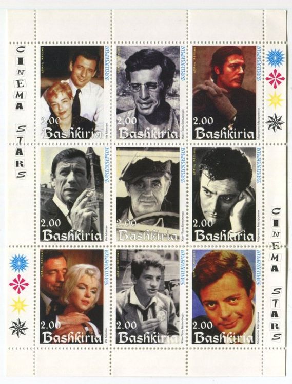 Block Jean-Paul Belmondo, Marcello Mastroianni, Yves Montand (Nuovo e ...