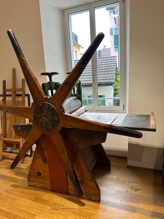 Druckpresse / Walzenpresse / Handpresse / Grafikpress (Gebraucht) in ...