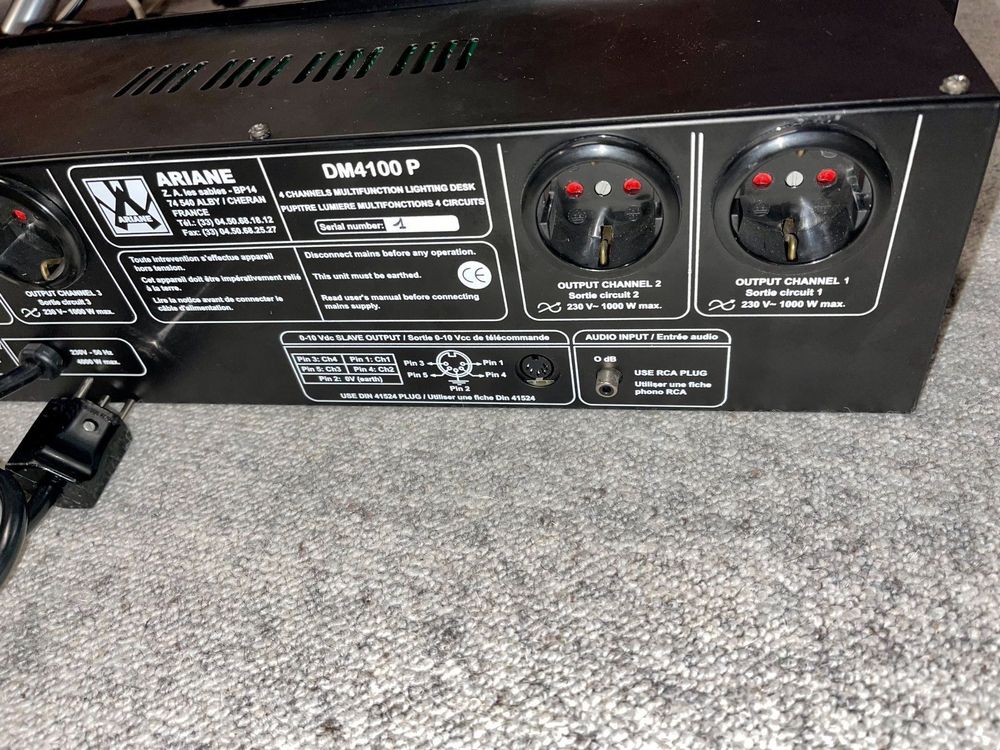 Lichtsteuerung Ariane DM 4100 P 4 Kanal (Gebraucht) in Aarau Rohr für ...