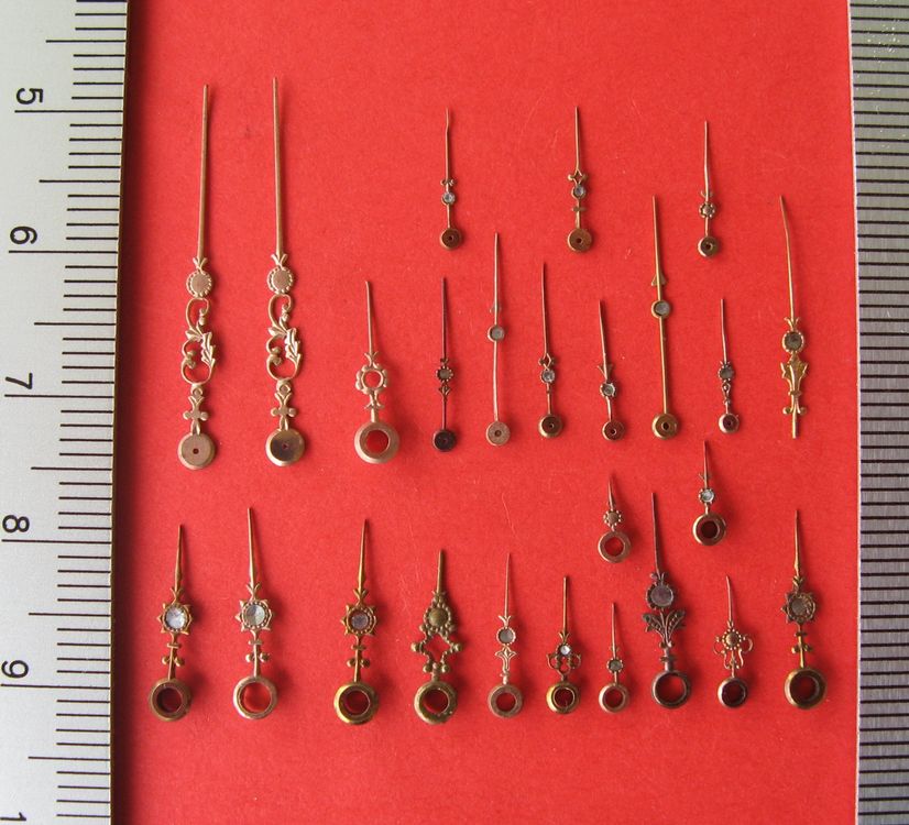 Alte Taschenuhren- Zeiger «Schmuck» (55m) | Kaufen auf Ricardo