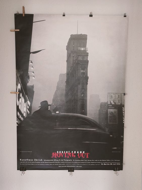 Robert Frank «MOVING OUT» Poster 1995, Kunsthaus Zürich | Kaufen auf Ricardo