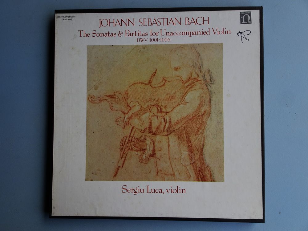 Sergiu LUCA - Bach Solo Violin - Nonesuch (Gebraucht) in Basel für CHF ...