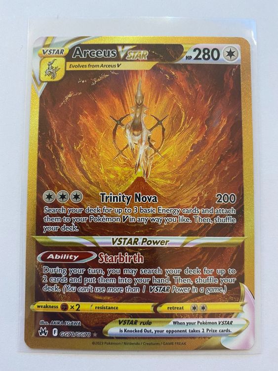 Pokemon Arceus VStar GG70 Crown Zenith EN | Kaufen auf Ricardo