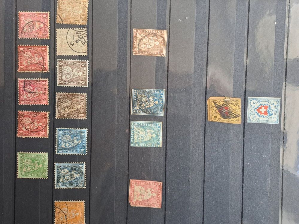 Grosse Sammlung CH ab Rayon I (1851) bis 2002 gut gefüllt (Gebraucht) in Ostermundigen für CHF ...