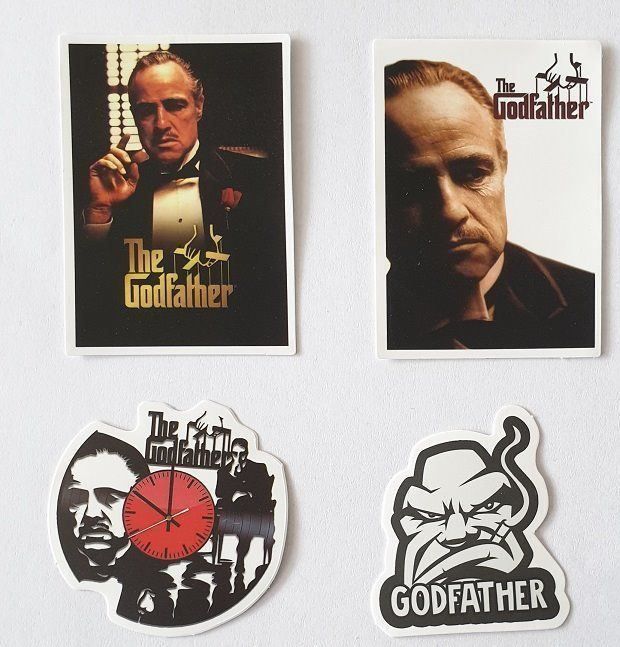 The Godfather - 4 verschiedene Sticker (Neu (gemäss Beschreibung)) in ...