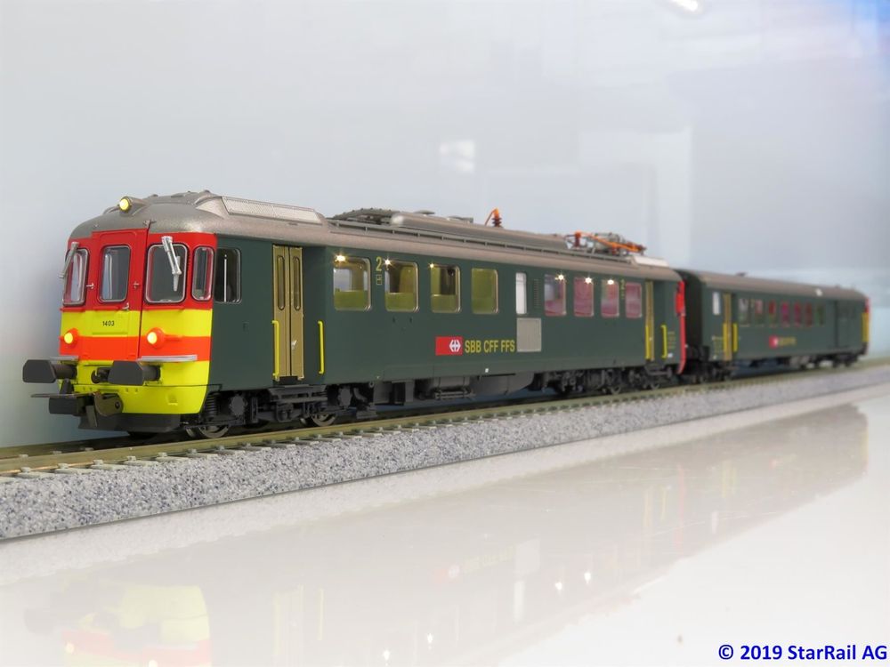 PIKO 96832 SBB RBe 4/4 Seetal Triebwagen (Neu und originalverpackt) in ...