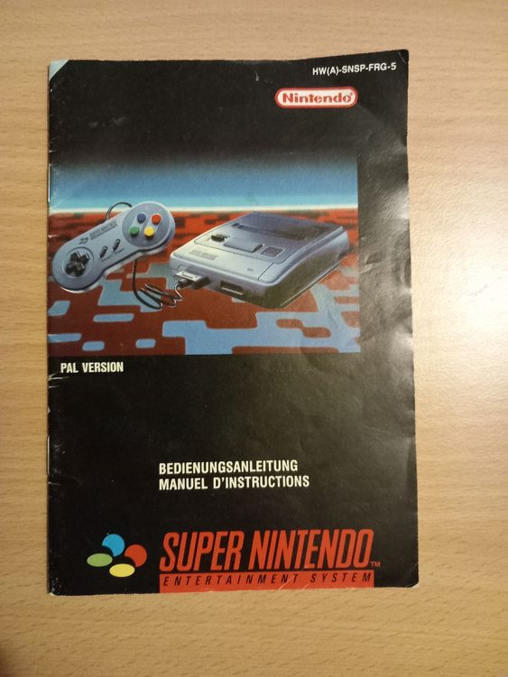 SNES Notice / Manuel d'instructions Super Nintendo (Gebraucht) in ...