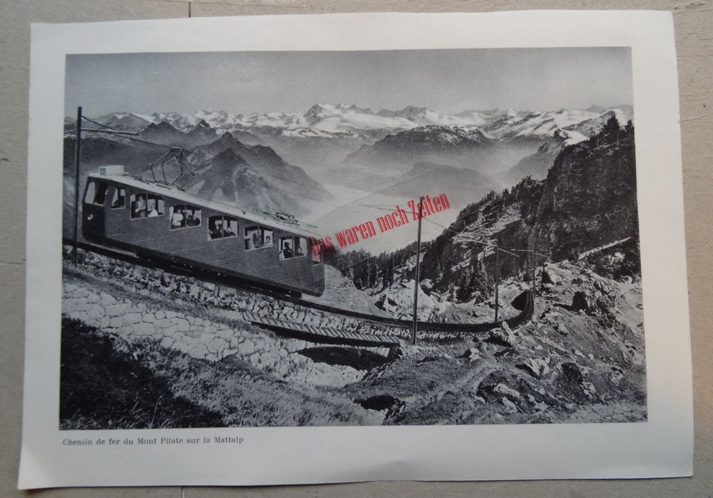 Luzern Pilatus -Bahn Mattalp anno dazumal (Gebraucht) in Safnern für ...