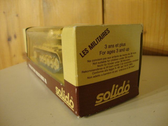 SOLIDO / Militär Wüstentarn Panzer Patton mit Figuren / OVP (Neu und ...