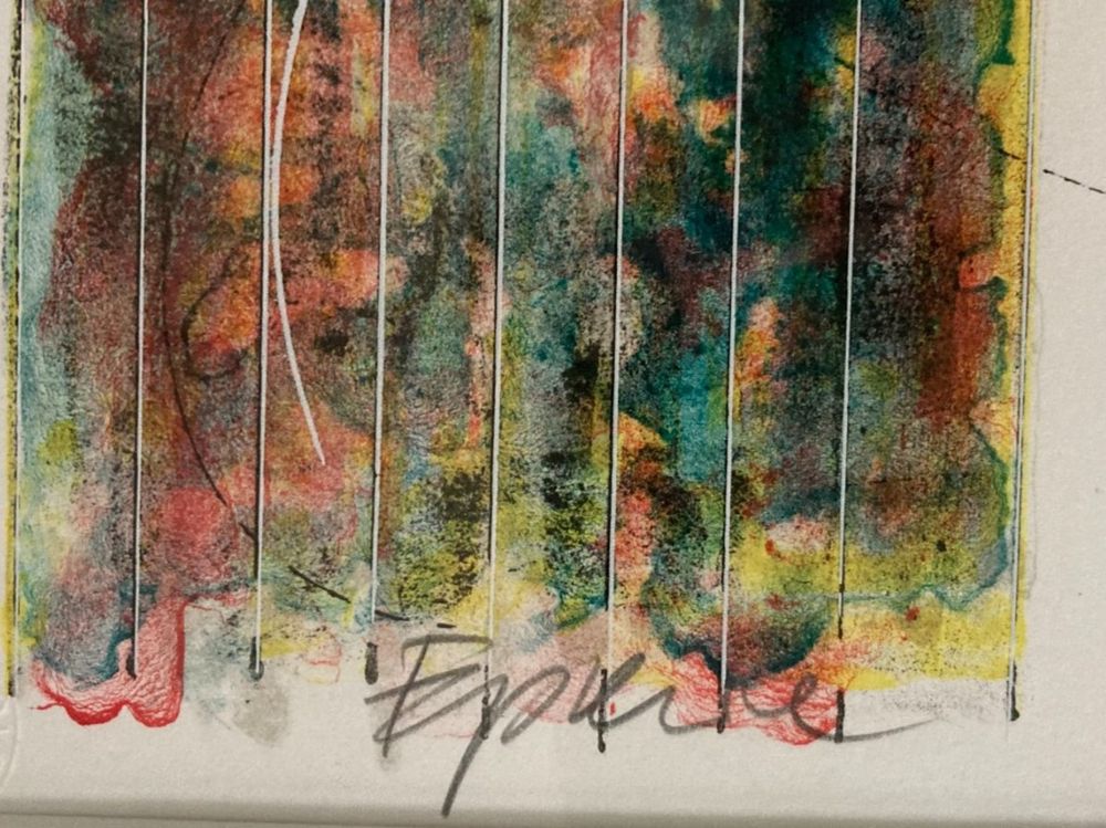 Farb - Lithographie Epreuve unleserlich signiert Pferde | Kaufen auf Ricardo