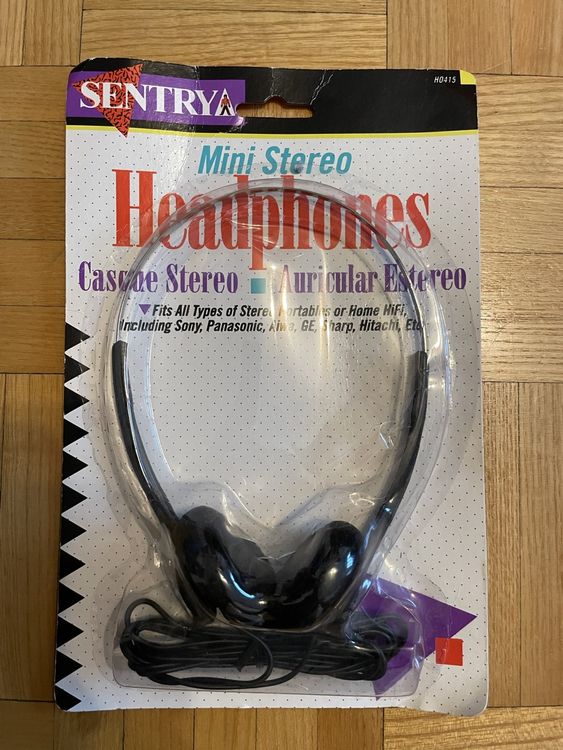 Vintage Sentry Kopfhörer Headphones Mini Stereo neu (Neu und ...