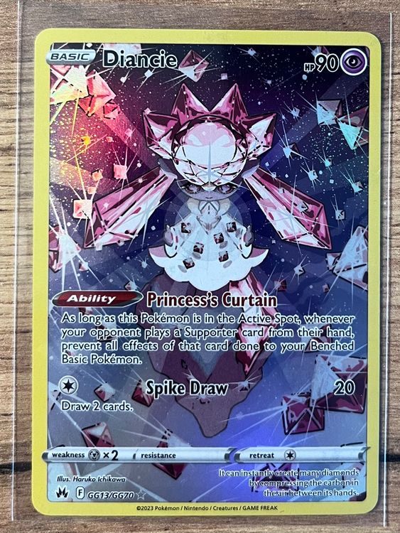 Diancie GG13/70 Pokemon Galarian Gallery Crown Zenith #2 (Gebraucht) in ...