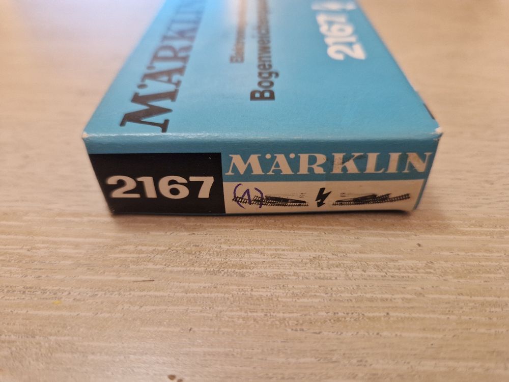 Märklin 2167 Bogenweichenpaar K H0 (1) (D'occasion) à St-Aubin-Sauges ...