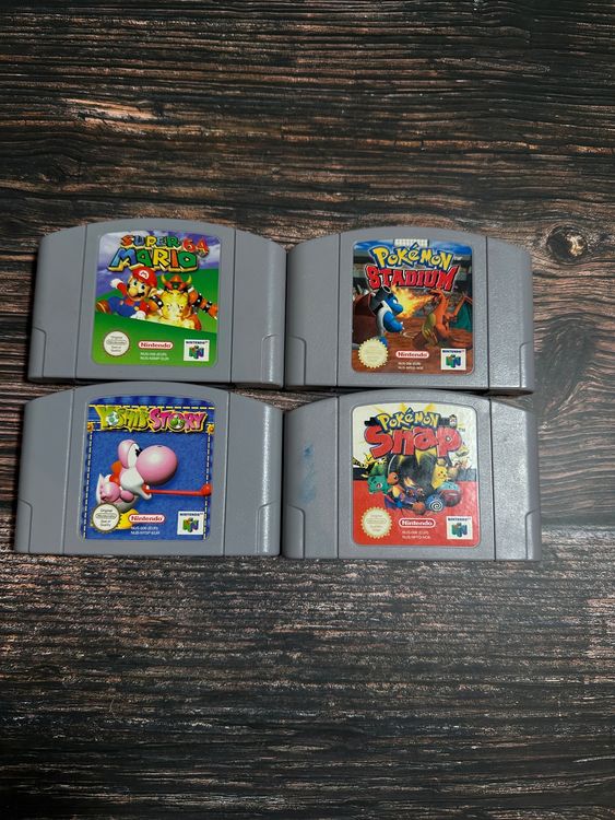 Nintendo 64 pokemon edition mit 4 games | Kaufen auf Ricardo