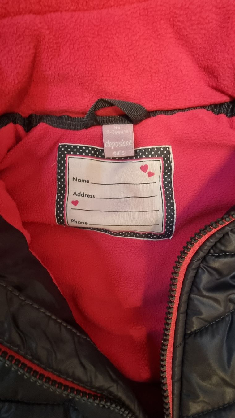 Gefüttertes Gilet/Weste mit Kapuze, Gr. 98, Dopodopo (Gebraucht) in ...