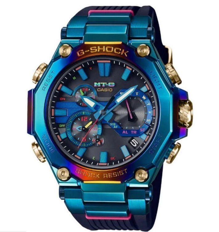Casio G-Shock MTG X BLUE PHOENIX RAINBOW (Neu und originalverpackt) in ...