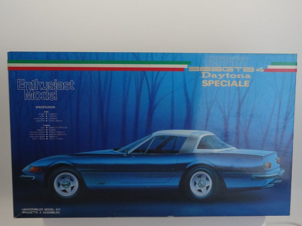 Fujimi, 08102-1800, 1:24, Ferrari Daytona Speciale, 365GTB/4 | Kaufen auf Ricardo
