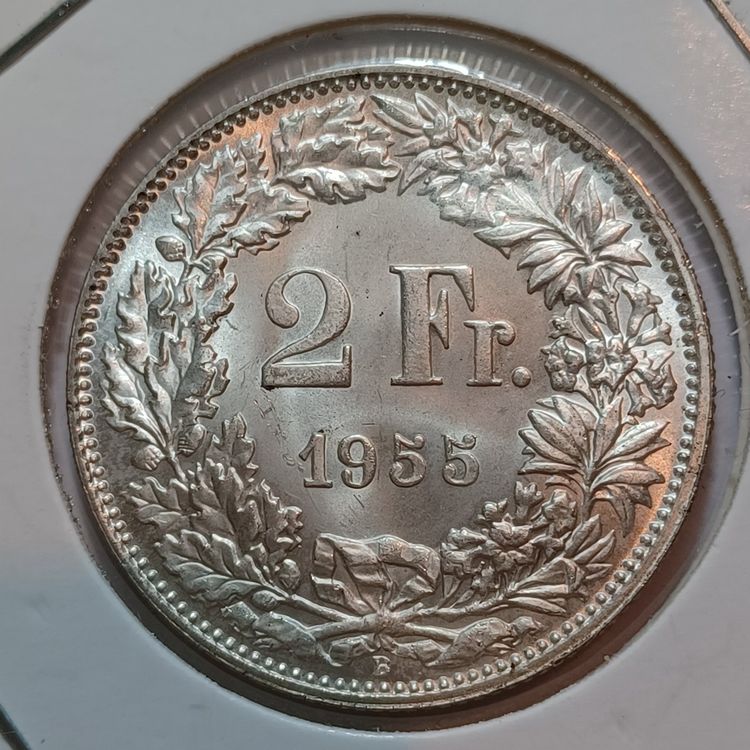 2 Franken 1955 stgl | Kaufen auf Ricardo