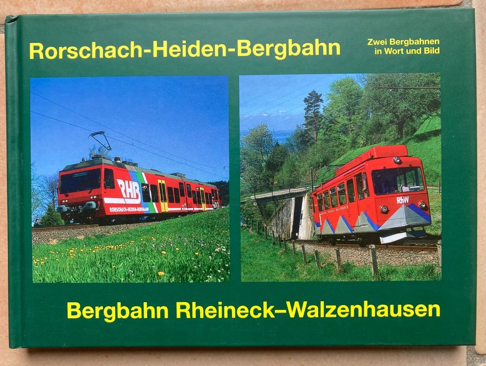 Rorschach-Heiden-Bergbahn /Bergbahn Rheineck-Walzenhausen (Gebraucht ...